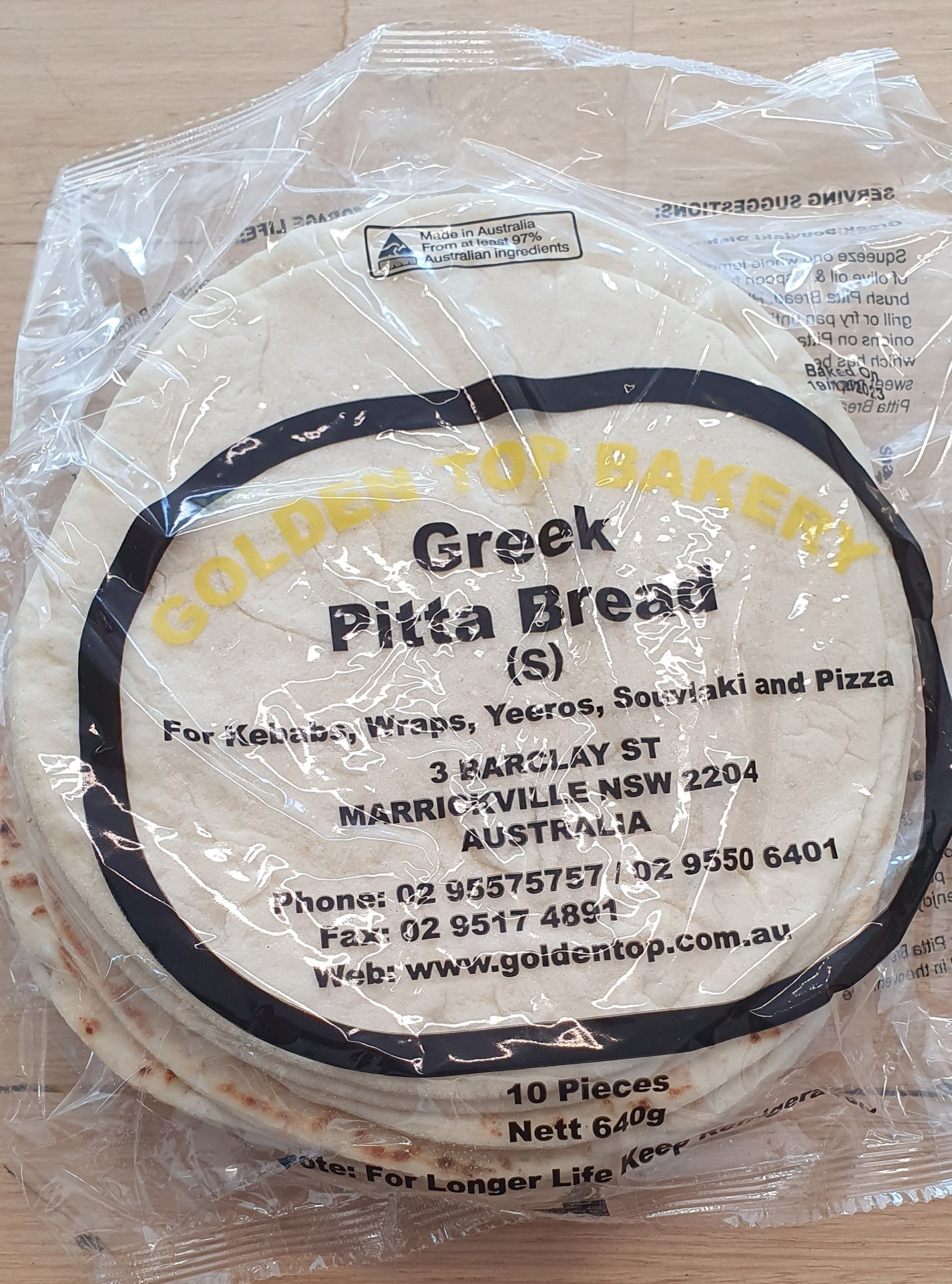Small Pitta Bread – Authentic Flavour Co
