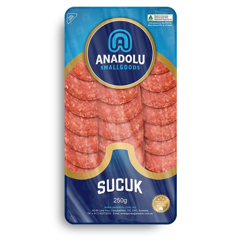 Anadolu - Sucuk/Sujuk - 250g (sliced) – Authentic Flavour Co