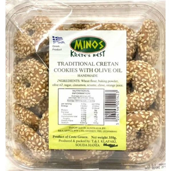 Minos Cookies with olive oil – Authentic Flavour Co